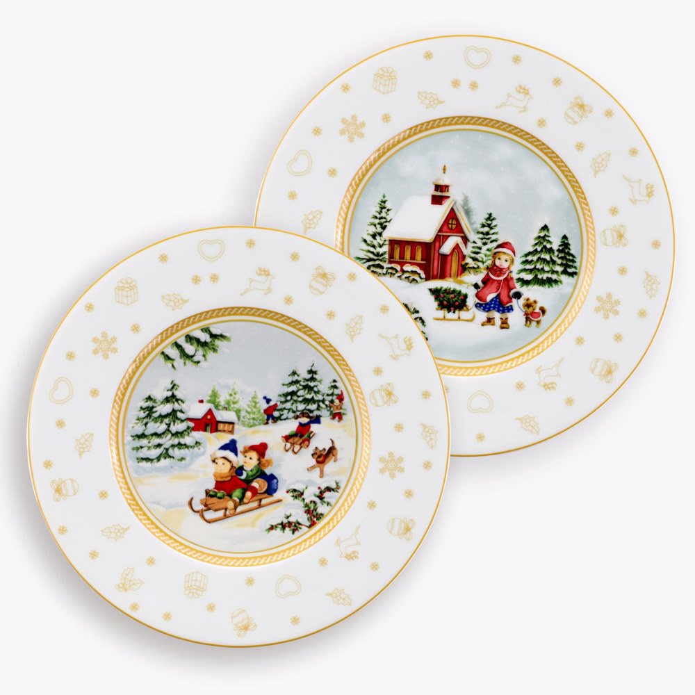Weissestal - Set 6 Piatti Frutta Toys Natale - NataliaCeliento.it ...